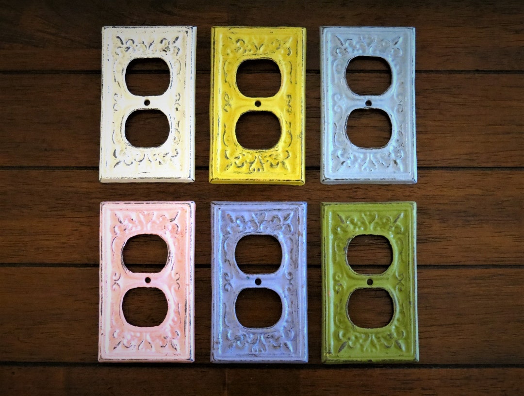 Decorative Electric Outlet Plate / Pick Color / Plug-in Cover Socket ...