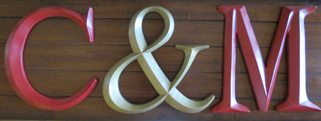 Wall Letters / Pick Letters / Pick Color / Mantle Decor / Nursery ...