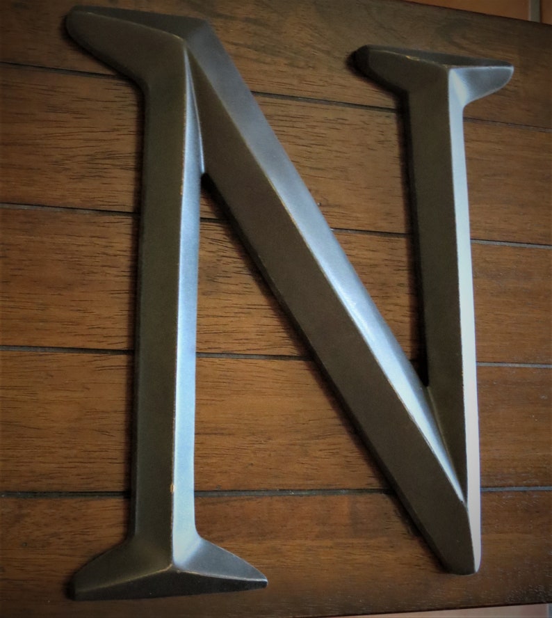 Letter N / Pick Your Own Letter / 12 Inch Wall Letter / Oil | Etsy