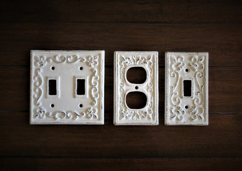 Colonial Red or Pick Color Double Light Switch Plate /metal - Etsy
