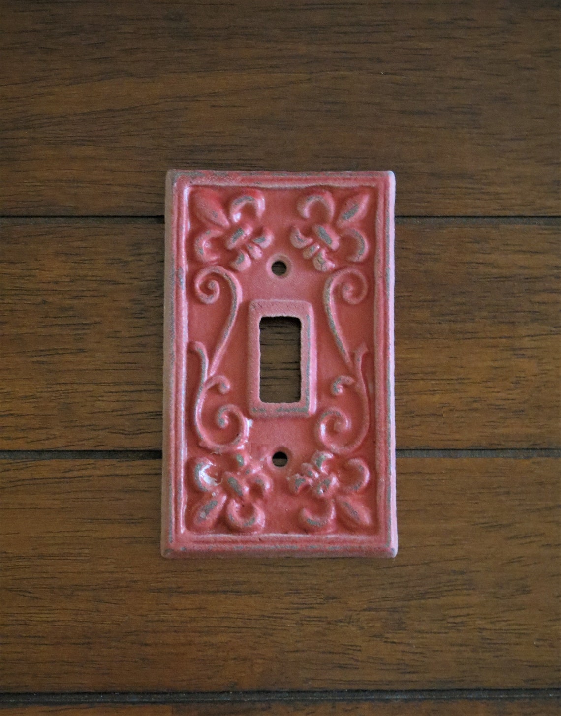 Colonial Red Light Switch Cover / or Pick Color / Light Plate Cover ...