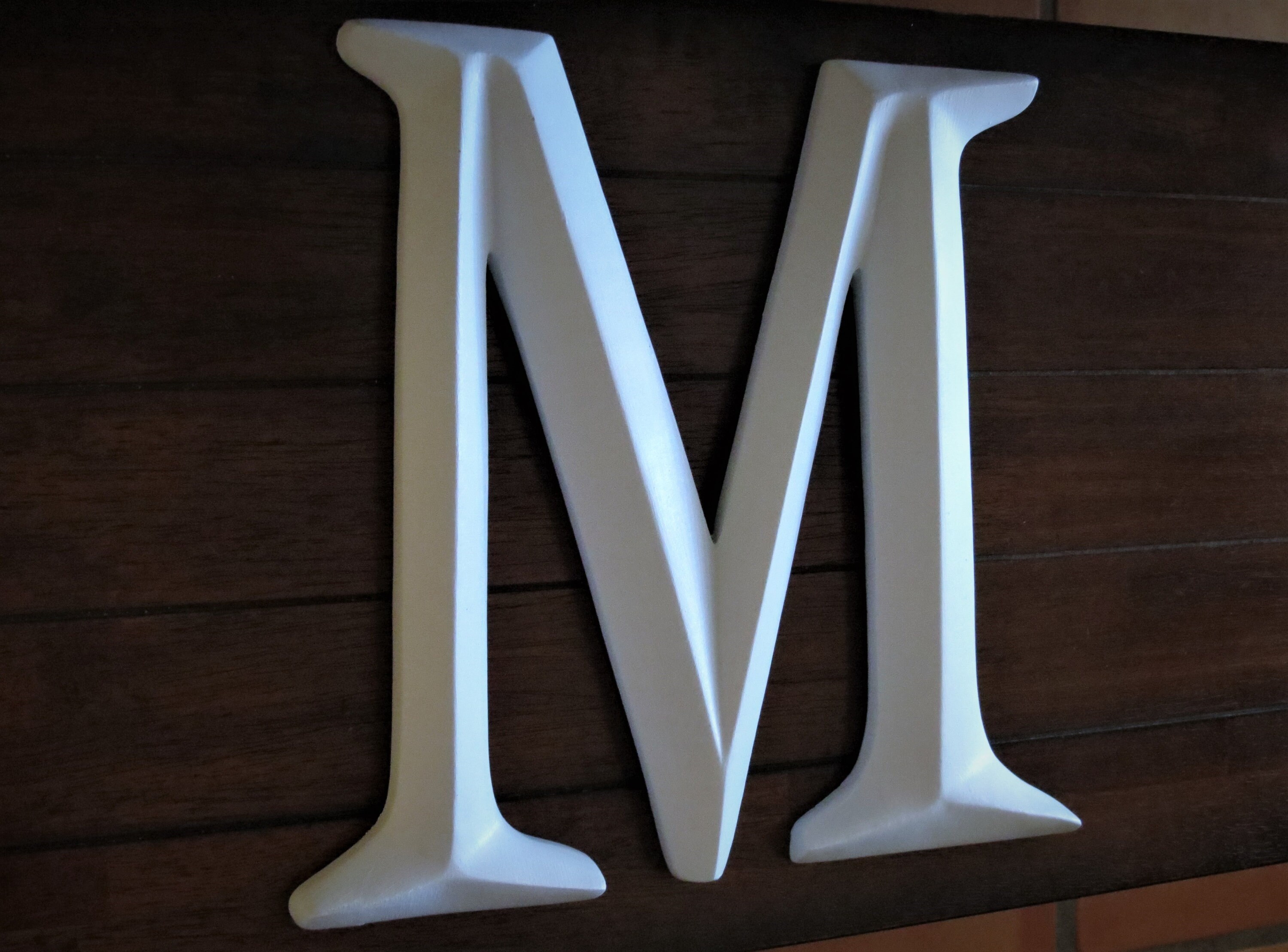 Letter M / Nursery Wall Decor/ Pick Your Own Letter and Color/ | Etsy