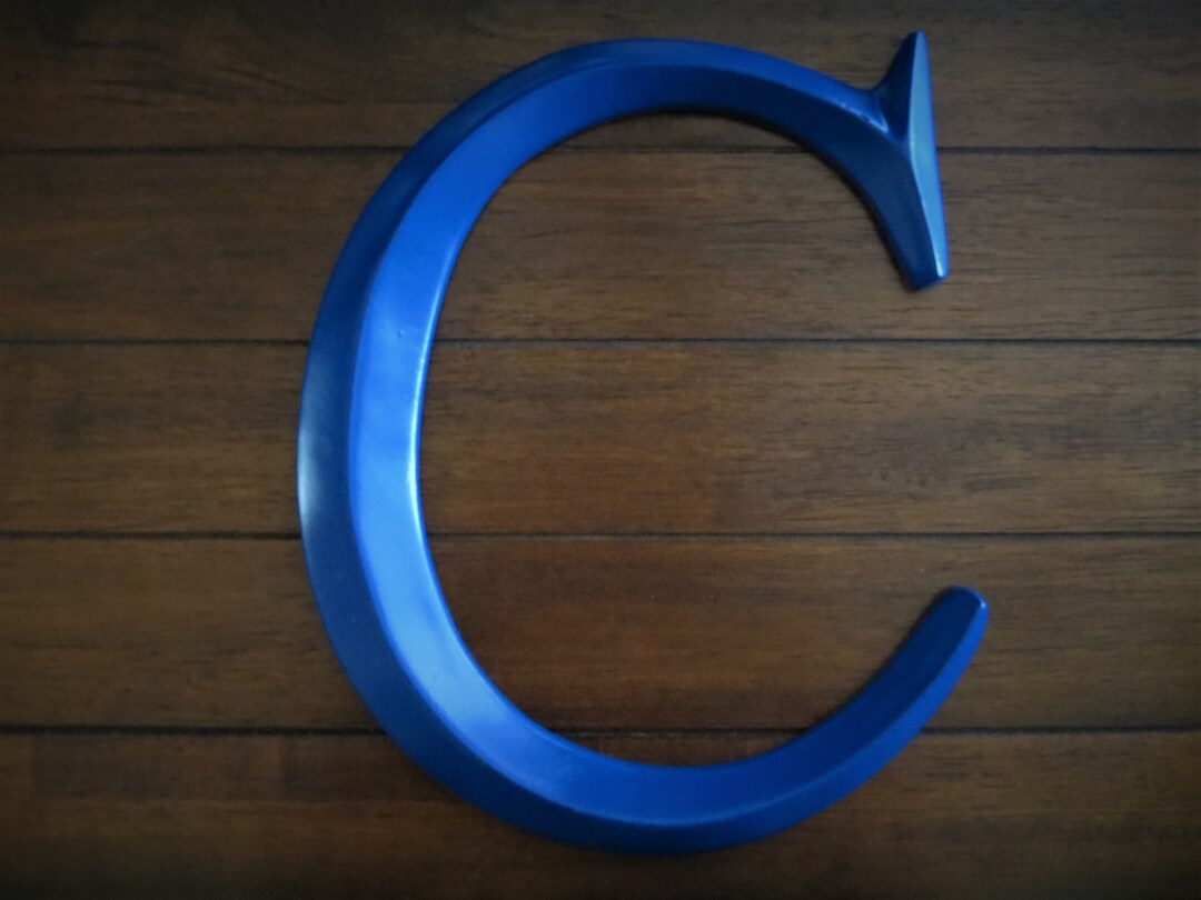 Large Letter C / Pick Your Own Letter / 12 Wall Letter / - Etsy
