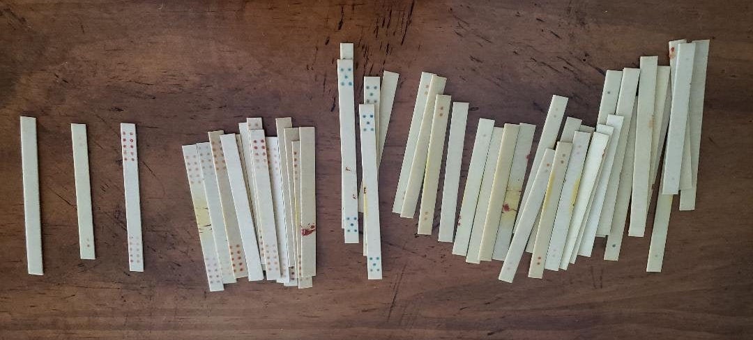 Mahjong Counting Sticks50 Sticksbetting Sticks Bamboo Vintagemahjong ...