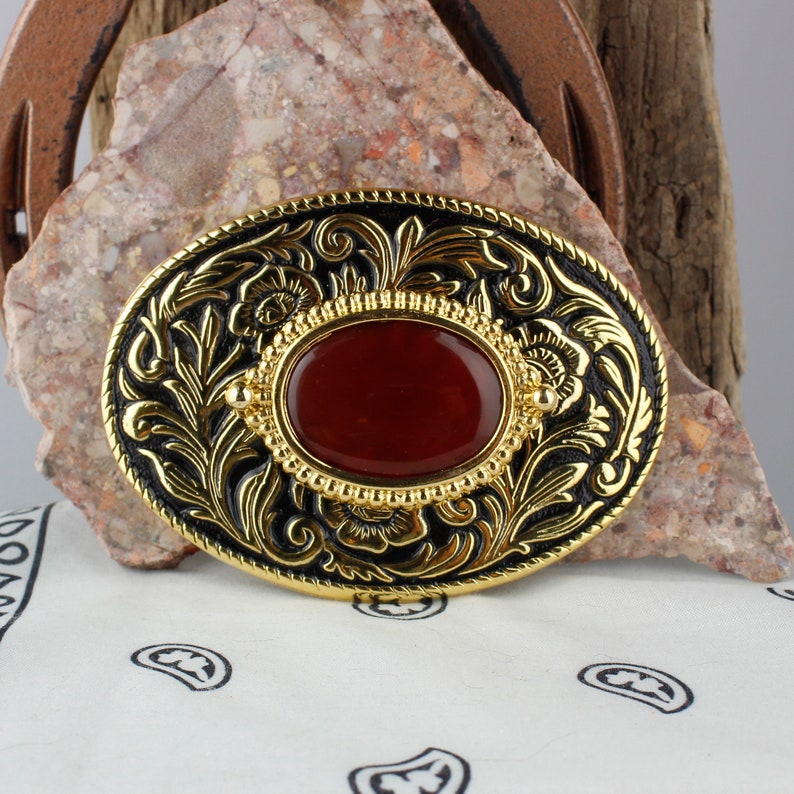 Natural Red Carnelian Belt Buckle Western Belt Buckle | Etsy