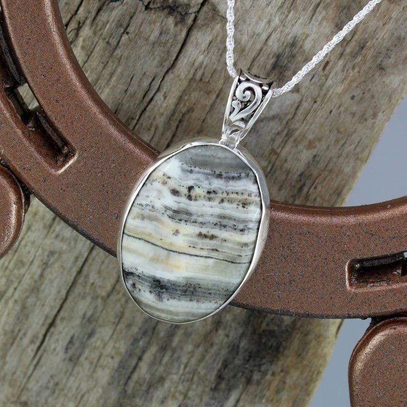 Silver Lace Onyx - Etsy