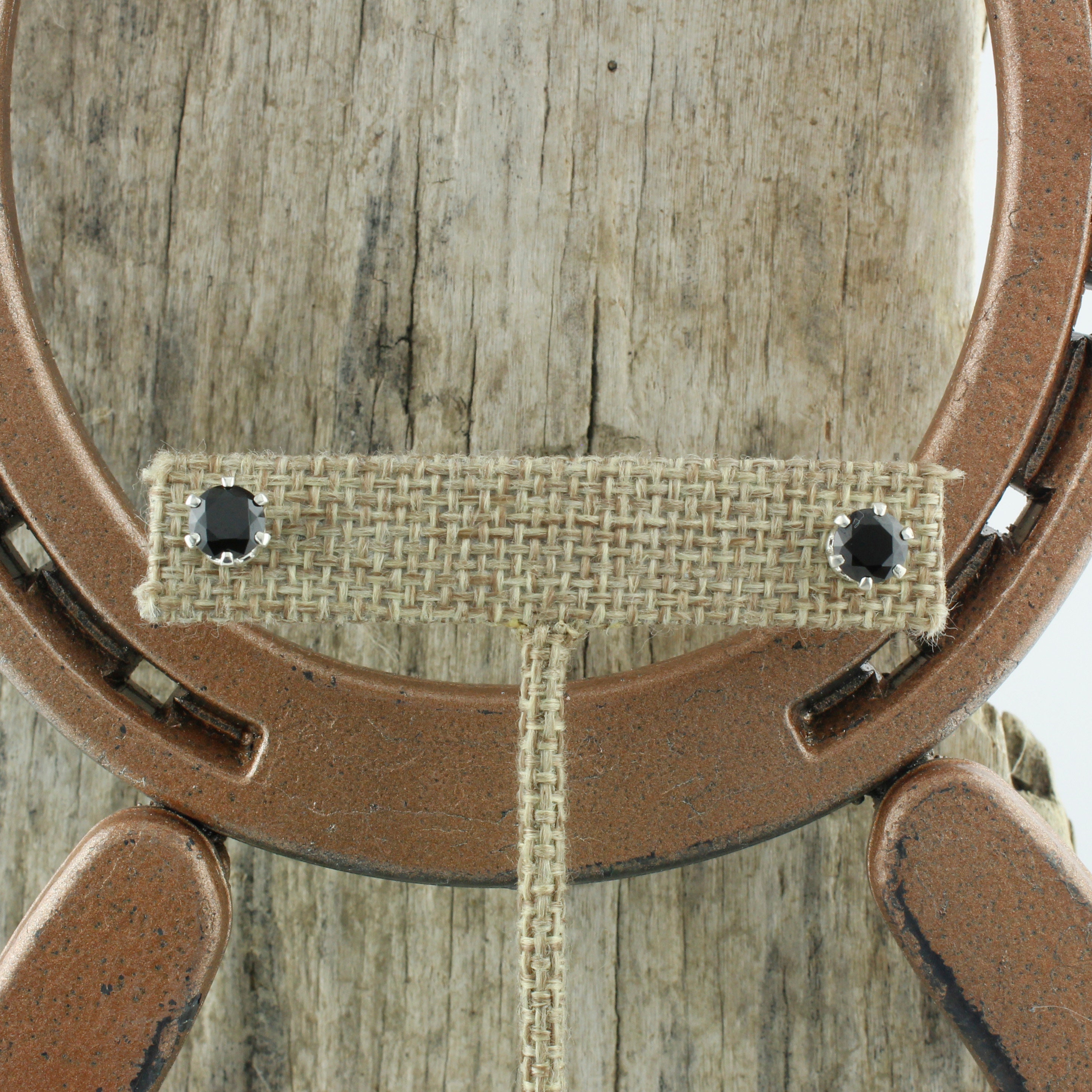 Natural Black Spinel Earrings Sterling Silver Earrings | Etsy