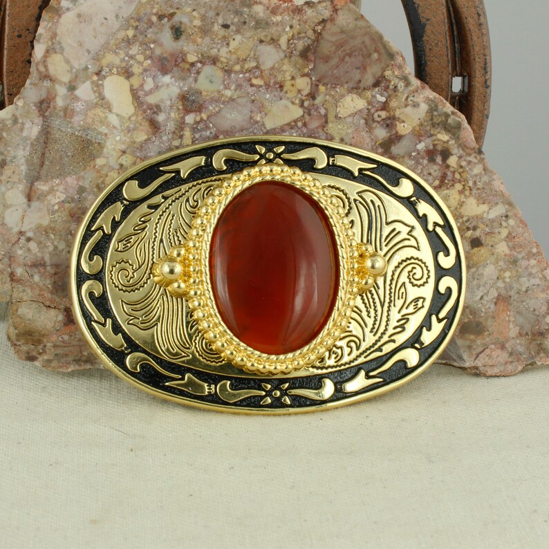Natural Red Carnelian Belt Buckle Western Belt Buckle - Etsy