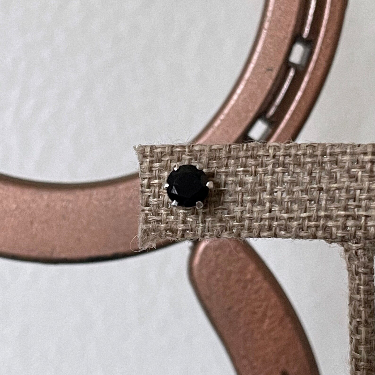 Natural Black Spinel Earrings Sterling Silver Earrings - Etsy