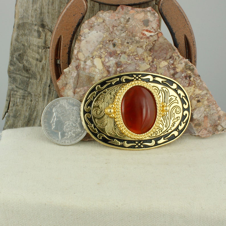Natural Red Carnelian Belt Buckle Western Belt Buckle - Etsy