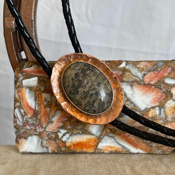 Leopard Bolo Tie Men