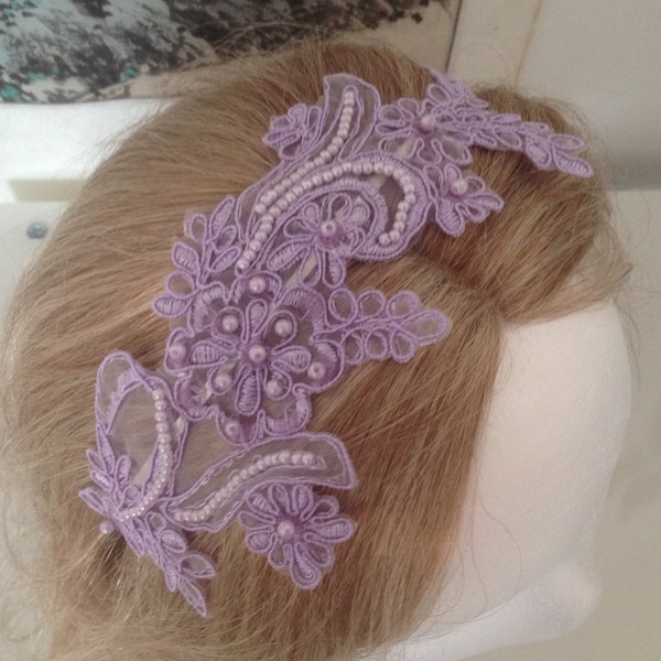 Womens Lace Headband - Etsy