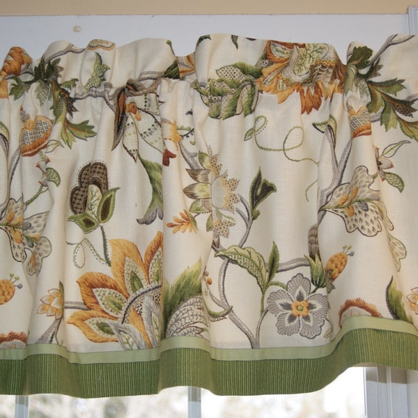 Jacobean Brissac Valances - Etsy