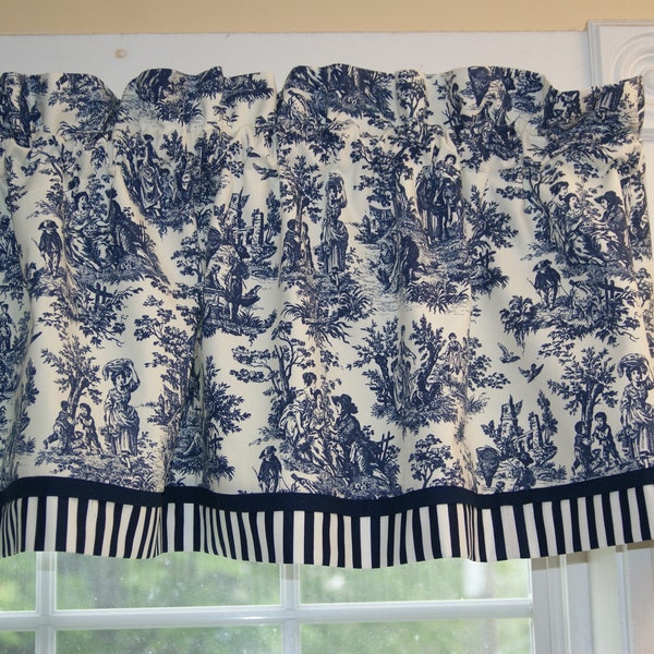 Toile Valance - Etsy