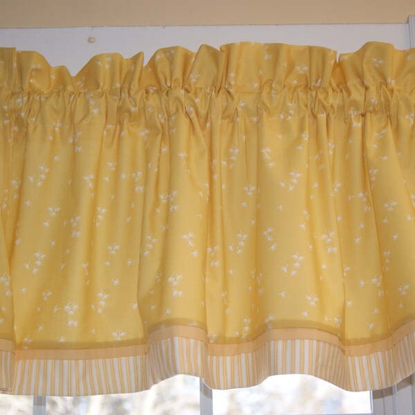 Yellow Valance - Etsy