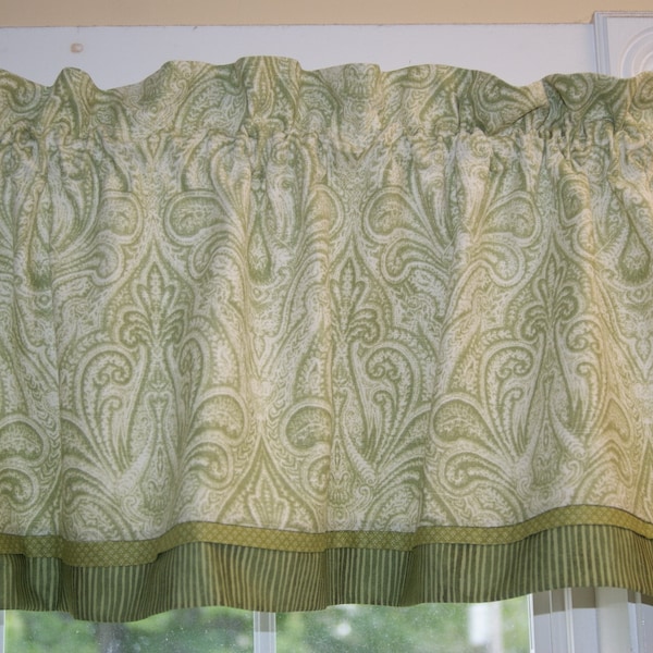 Green Valance - Etsy