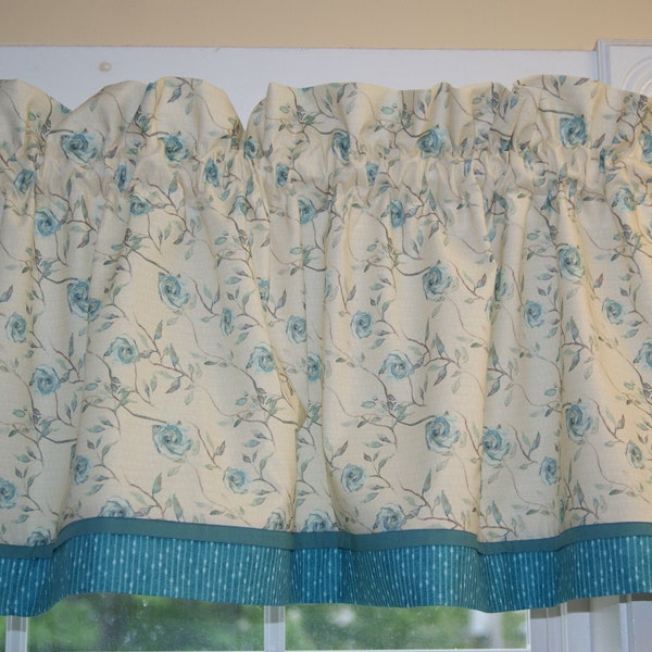 Teal Valance - Etsy