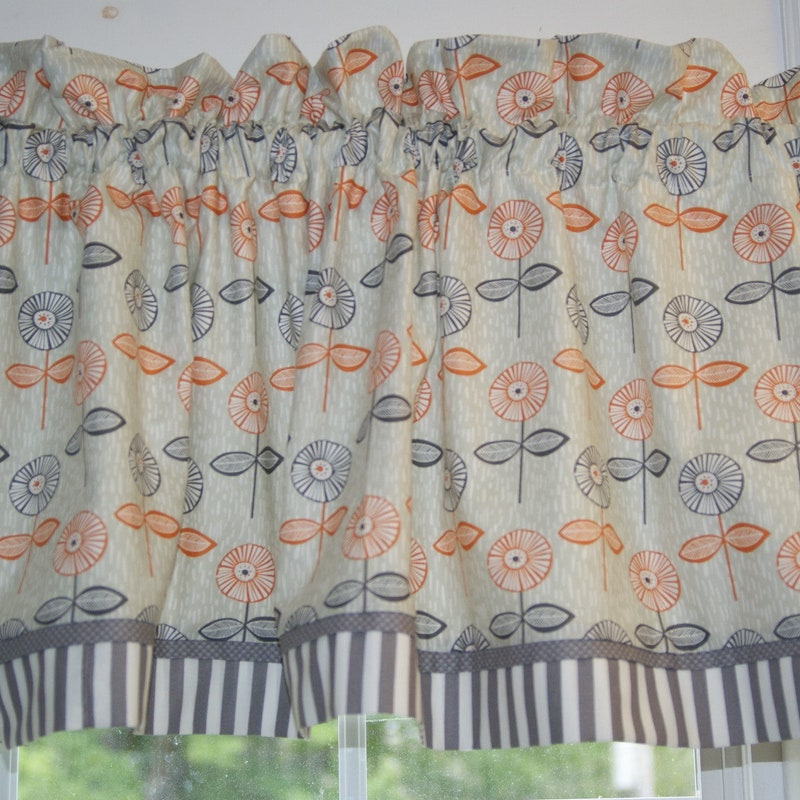 Orange Valance - Etsy