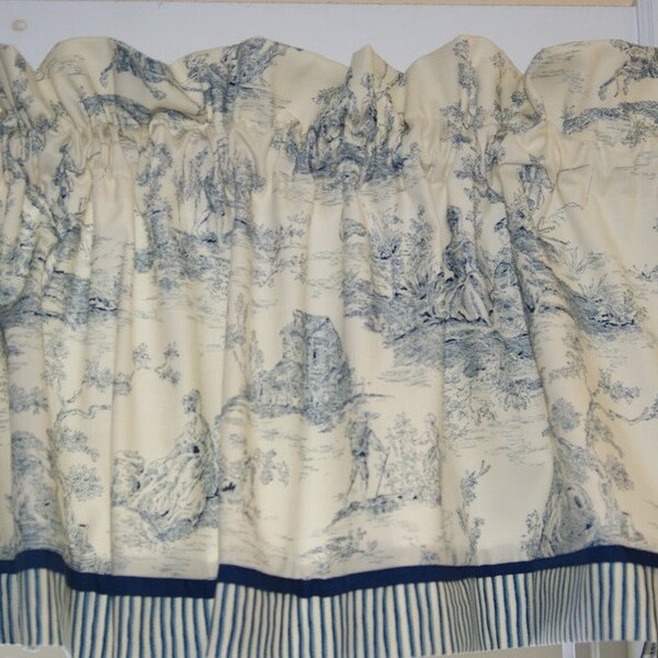 Toile Valance - Etsy