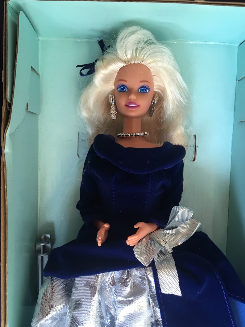 Avon Exclusive Winter Velvet Barbie - Etsy