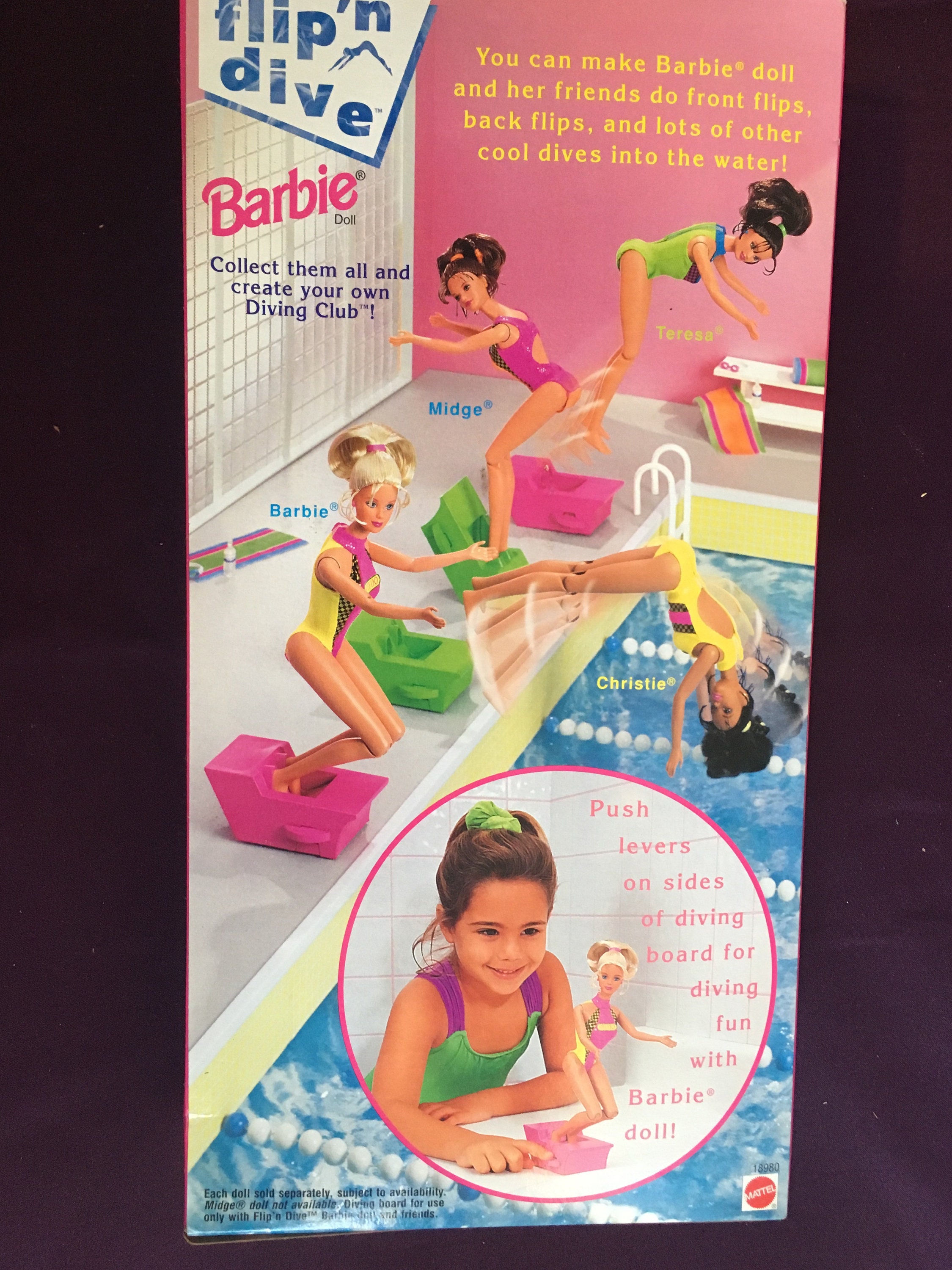 Flip 'n Dive Barbie Doll - Etsy