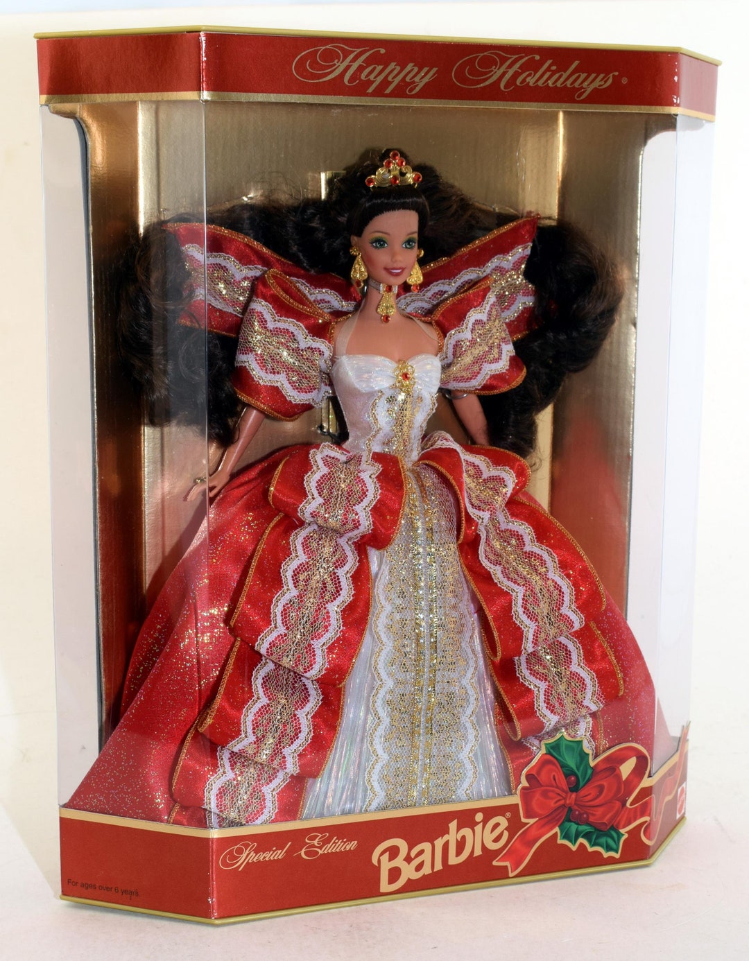 1997 Happy Holidays Barbie - Special Edition Gold Wallpaper Barbie Doll ...
