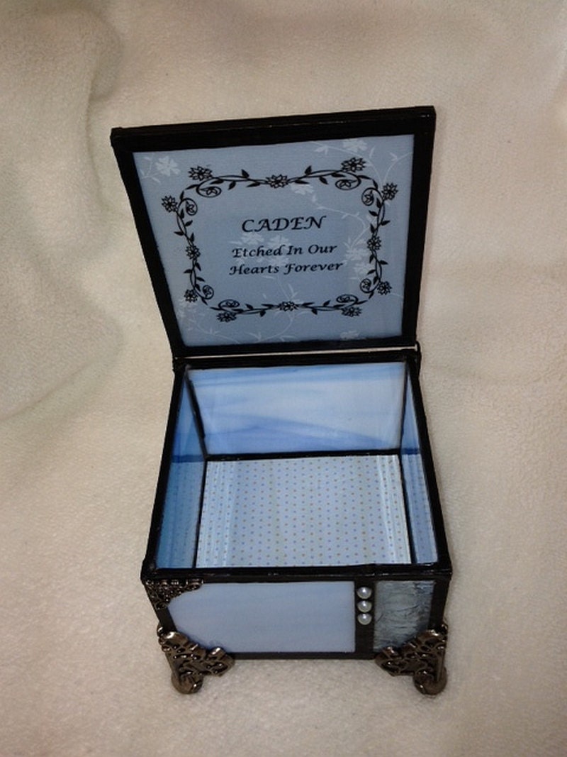 Customized Still-born Miscarriage Loss of Child Stain Glass Memory ...