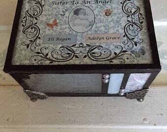 Stained Glass Loss of Baby Miscarriage Memory Box | Etsy