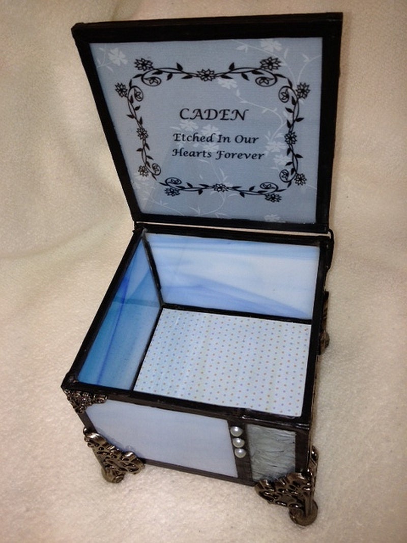 Customized Still-born Miscarriage Loss of Child Stain Glass Memory ...