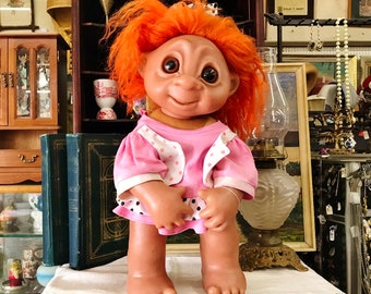 Red hair troll | Etsy