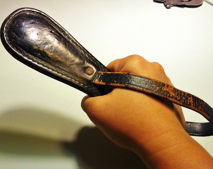 VINTAGE Black LEATHER POLICE Sap Slapjack - Etsy