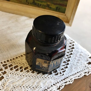 34.95 vintage SANFORD'S 8 sided iNK BOTTLE 2 oz. RuBBer | Etsy