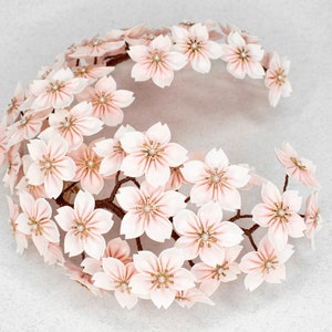 Sakura Tree Branch Flower Crown - Etsy