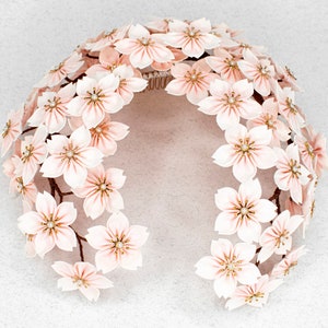 Sakura Tree Branch Flower Crown - Etsy