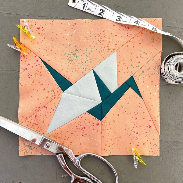 Origami Crane Paper Piecing Quilt - Etsy
