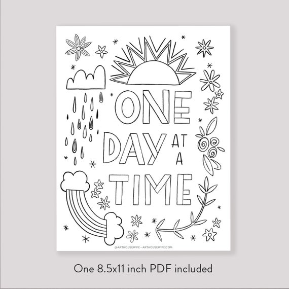 Times Of The Day Coloring Pages
