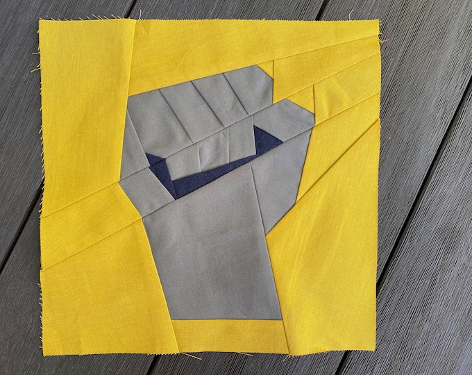 Lightning Bolt Superhero Foundation Paper Piecing Quilt Block | PDF FPP ...