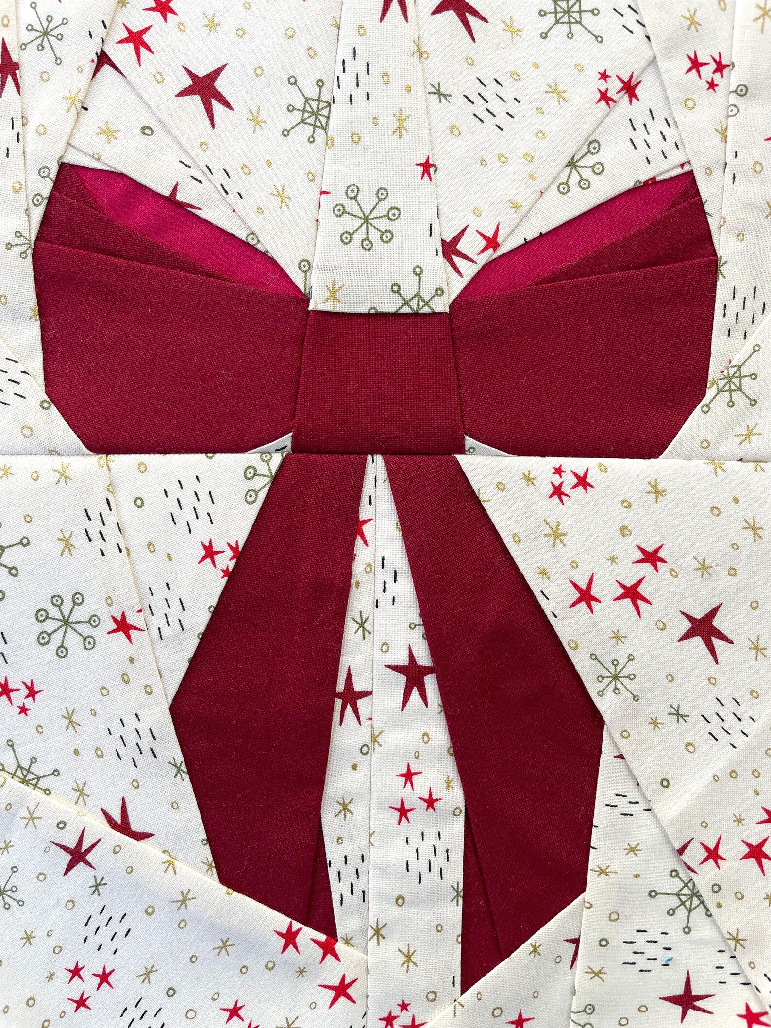 Beautiful Bow Foundation Paper Piecing Quilt Block | PDF FPP Pattern - Etsy
