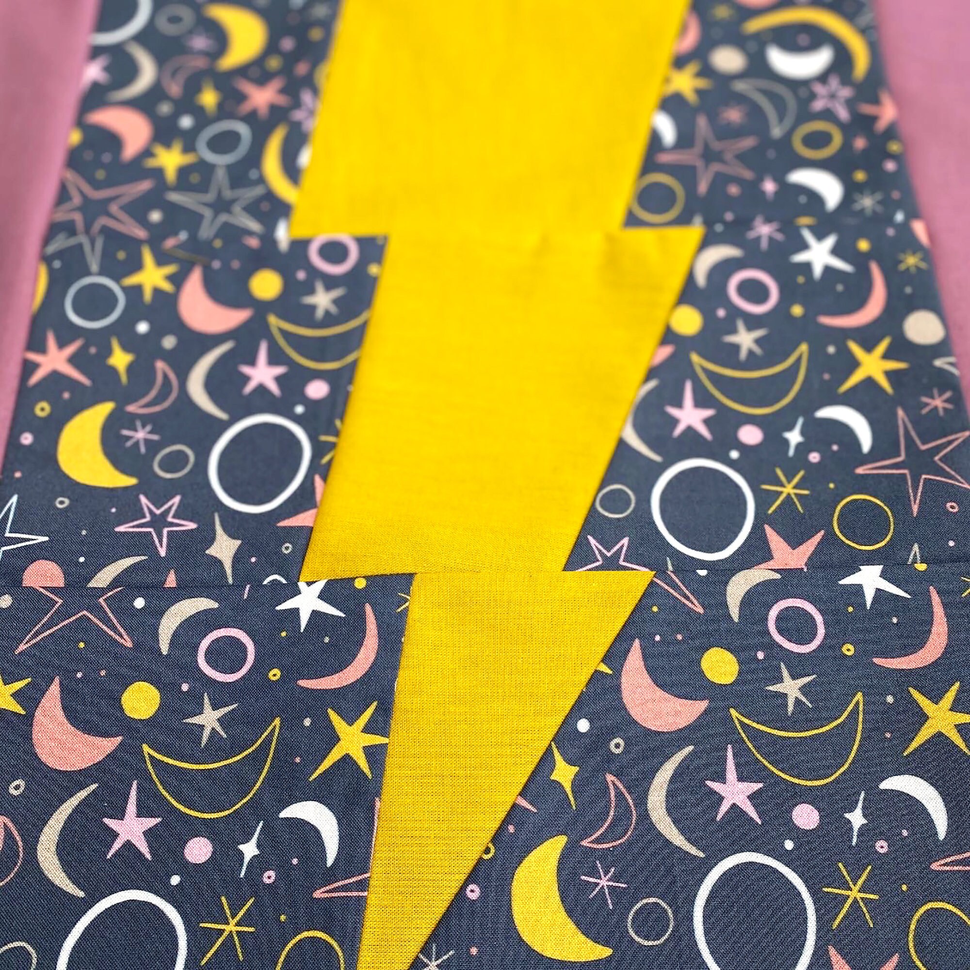 Lightning Bolt Superhero Mini Wall Hanging Quilt Pattern PDF Quilt ...