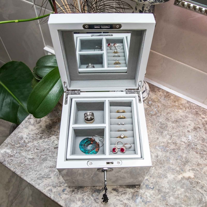 White Jewelry Box - Etsy