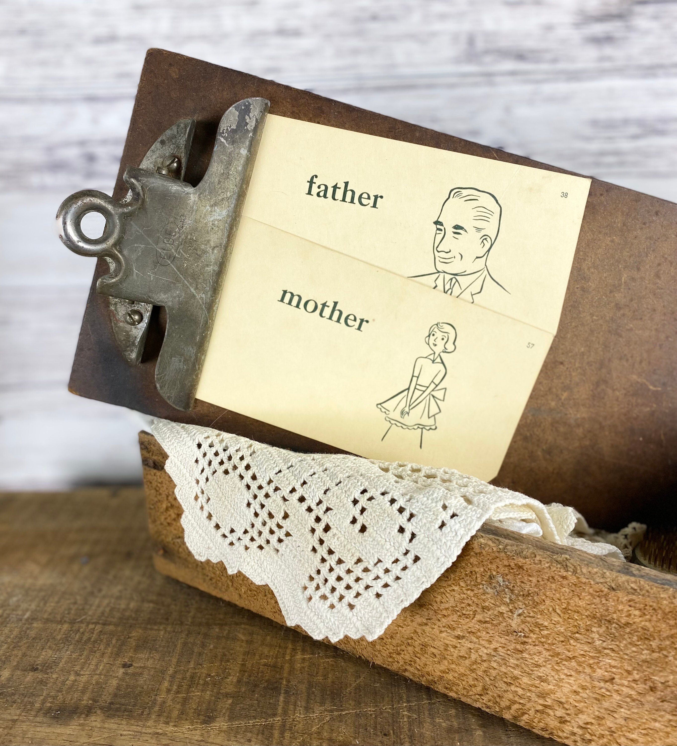 Mother and Father Flash Cards Farmhouse Decor - Etsy