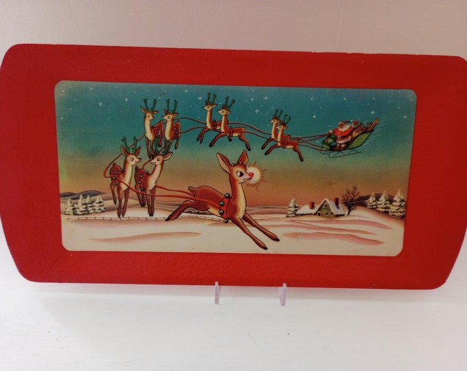 Rudolph the Red Nosed Reindeer Tray - Vintage RLM Robert L May ...