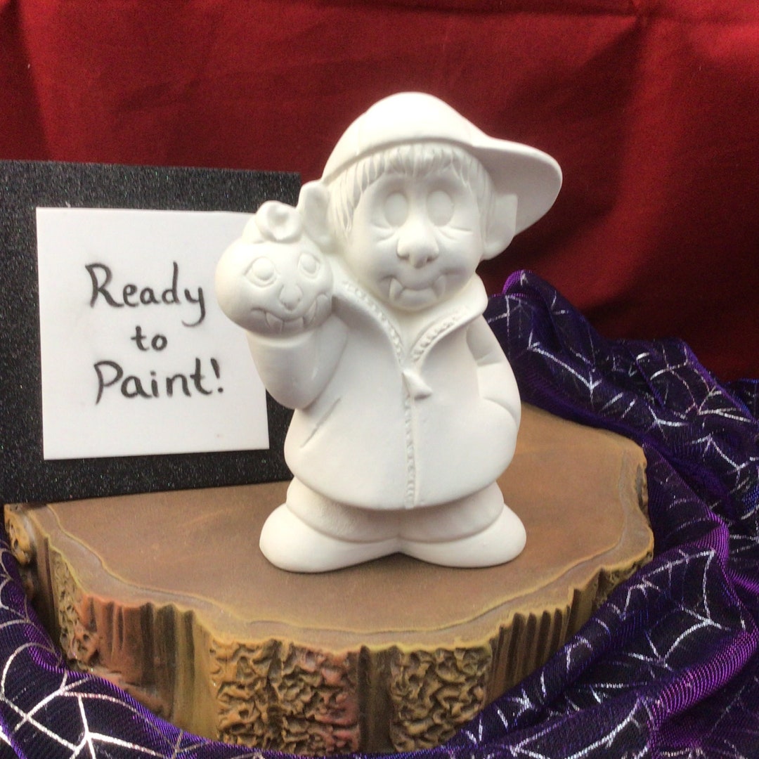 Vampire Ceramic Bisque - Ready to Paint Pottery - Etsy