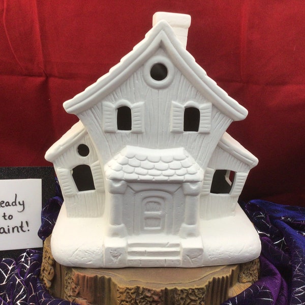 Ceramic Haunted House - Etsy
