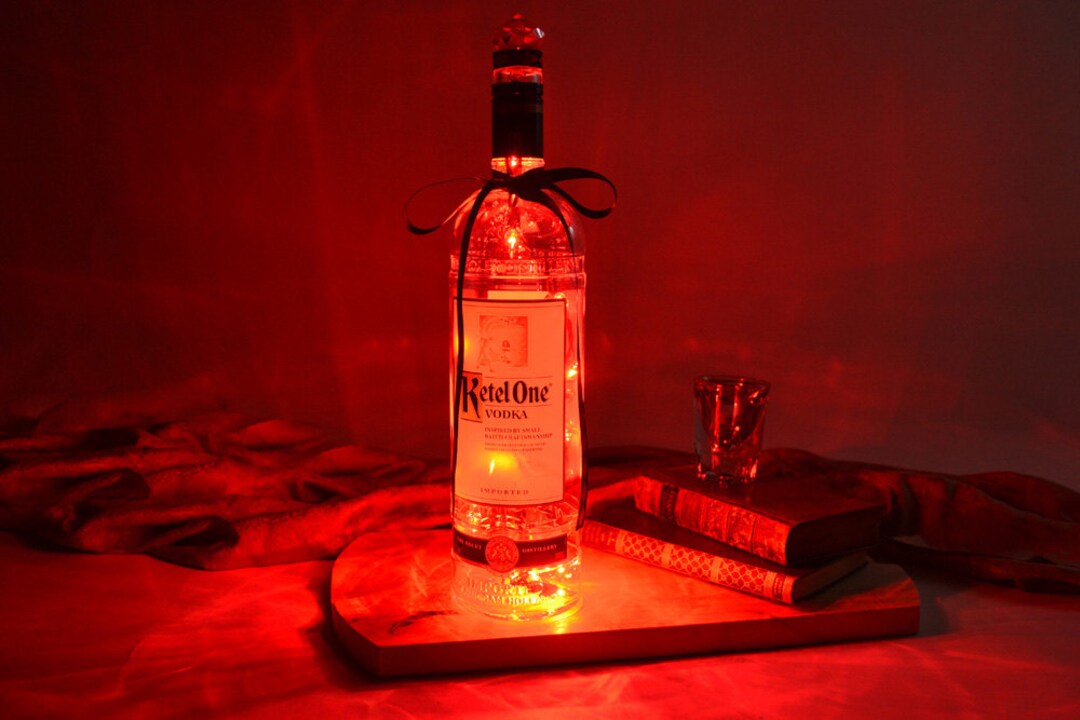 Ketel One Vodka LED Light up Liquor Bottle - Lighted Decorated Bottle ...