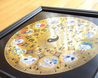 Chinese zodiac art | Etsy