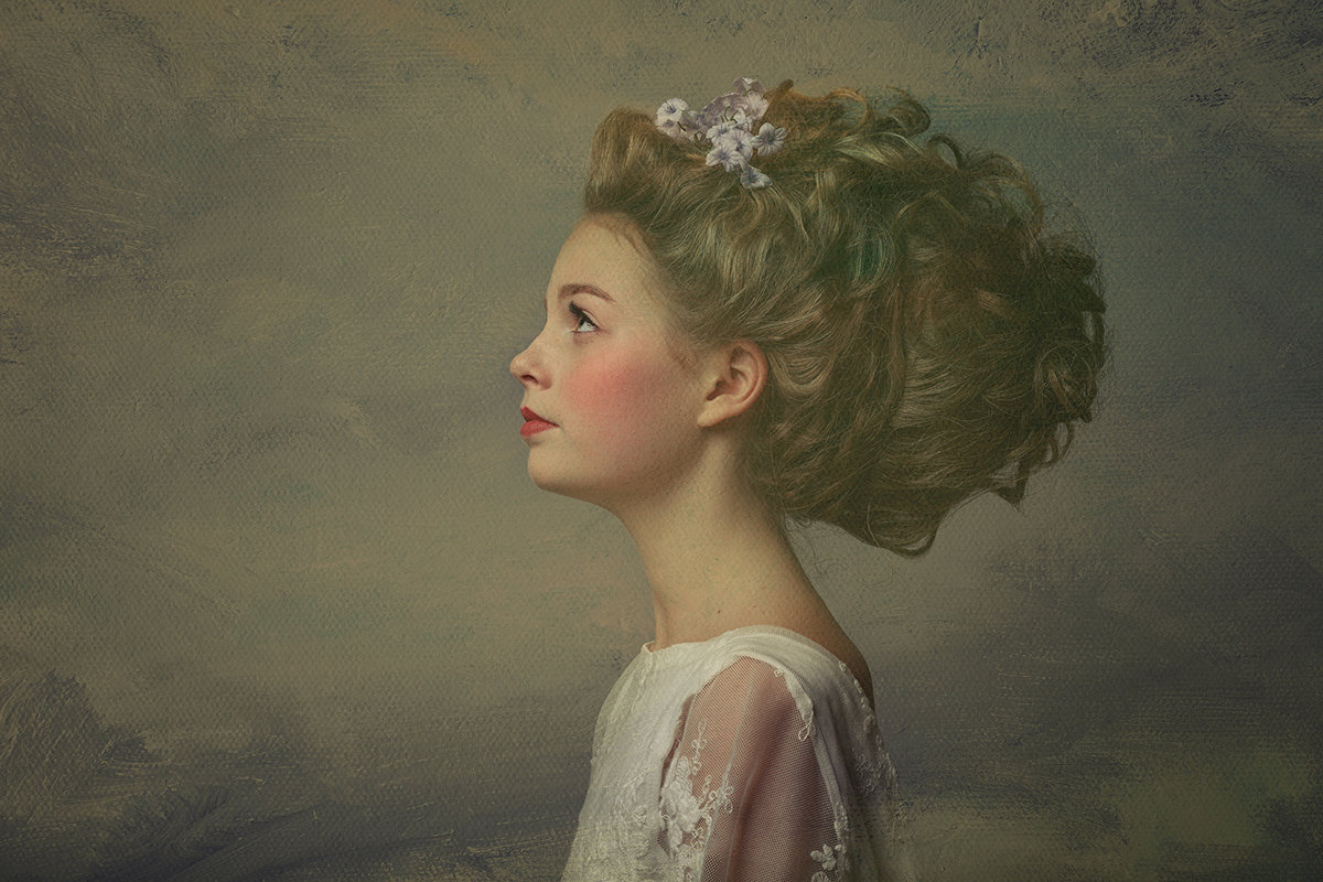 Digital Download- Girl- Fine Art Style- Brilliant Colors- Magical ...