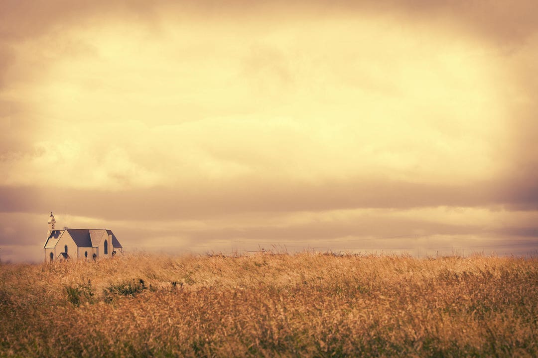 Easky-ireland-churches-fine Art- Landscape Photography-grassland ...