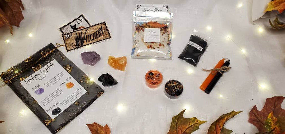 Deluxe Samhain Kit | Samhain Bath Ritual Kit | Halloween Spell Kit ...