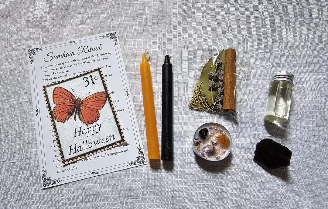 Samhain Ritual Kit | Samhain Spell Kit | Transformation Spell - Etsy